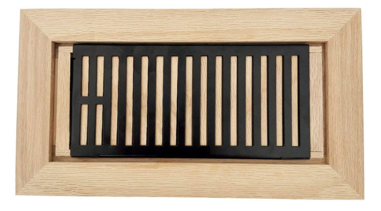 Hardwood floor vent with damper - 2x10 inch | Hardwood Flooring Chicago ...